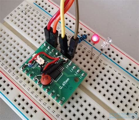 我的迷你stm32f030核心板及三种pwm实现呼吸灯的方法 stm32 论坛 意法半导体stm32 stm8技术社区