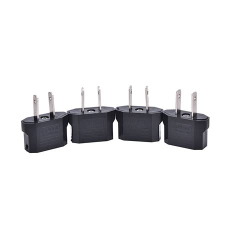 Pcs Eu Euro Europe To Us Usa Power Jack Wall Plug Converter Travel