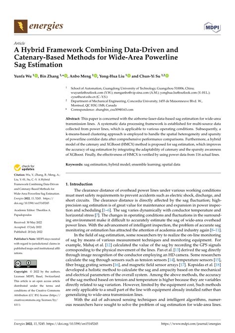 pdf a hybrid framework combining data driven and catenary based methods for wide area