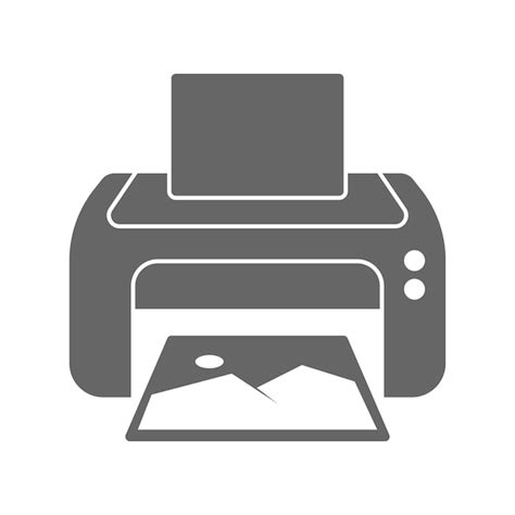 Ilustraci N De Dise O De Icono De Impresora Vector Premium