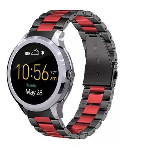 Correa De Eslabones Luxury Para Reloj Fossil 22 Mm MercadoLibre