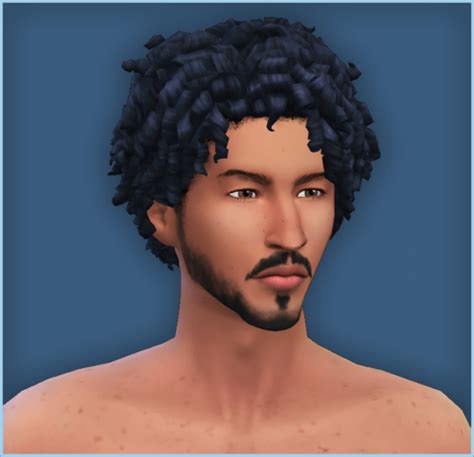 An Image Of A Man With Curly Hair And Beards On His Face Looking At