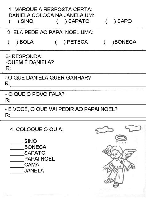 Avaliação de Português para 1 ano Moda Decor
