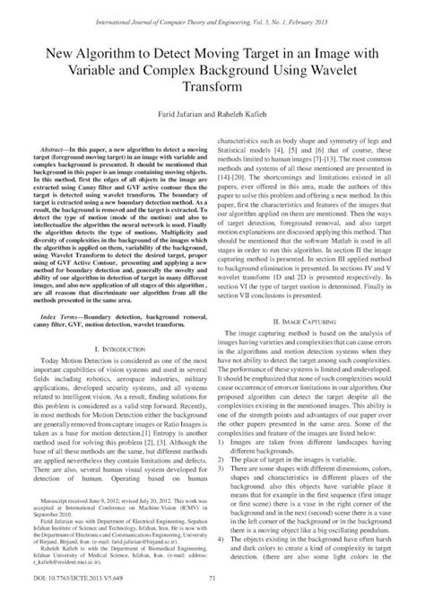 pdf new algorithm to detect moving target in an image with variable dokumen tips