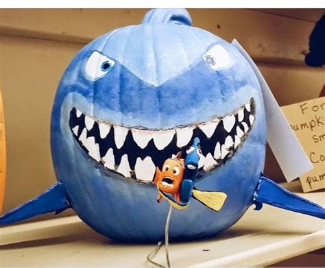 Pixar Finding Nemo Bruce Pumpkin Nemo Pumpkin Elsa Pumpkin Pumpkin