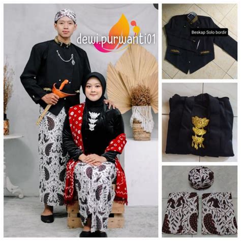 Jual Set Baju Prewed Adat Jawa Motif Sidoasih Shopee Indonesia