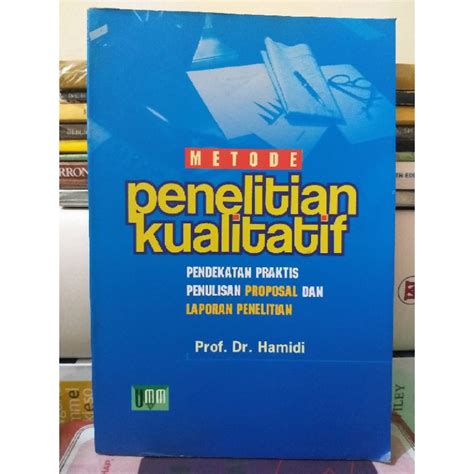 Jual BUKU METODE PENELITIAN KUALITATIF BY PROF DR HAMIDI Shopee