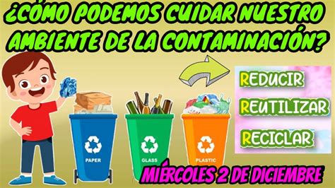 C Mo Podemos Cuidar Nuestro Ambiente De La Contaminaci N Aprendo En