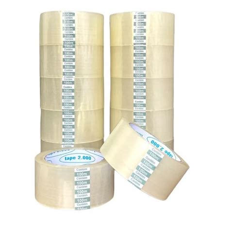 10 Fitas Adesivas 45mm X 100 Metros 10 Rolos Shopee Brasil