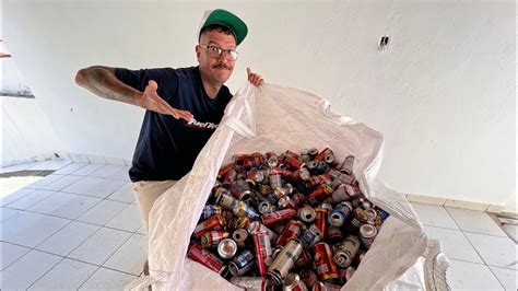 Quanto Vale Um Saco De Latinha Na Reciclagem To Ricooooo Youtube