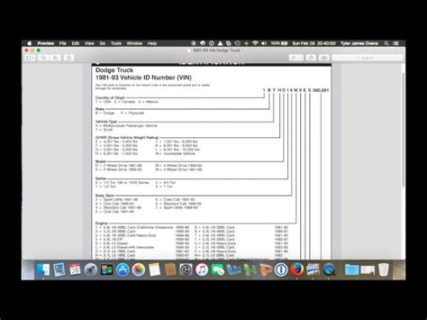 Dodge Ram Specs By Vin Number
