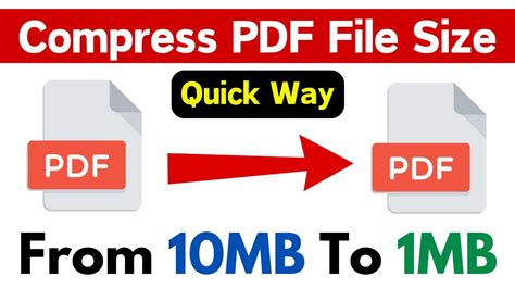 how to compress pdf file size reduce the size of pdf file without losing quality quick way