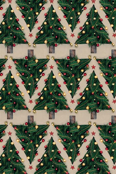 Papel De Embrulho Natal Folha Loja Simpack