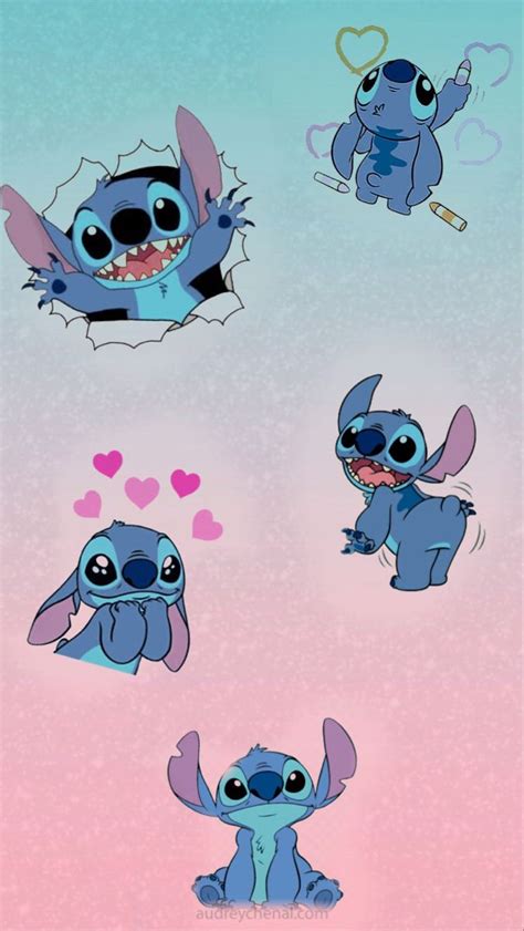 Stitch Wallpaper Fundo De Tela Fofo Imagem De Fundo Para Iphone