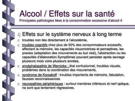 PPT Alcool Effets sur la santé PowerPoint Presentation free download