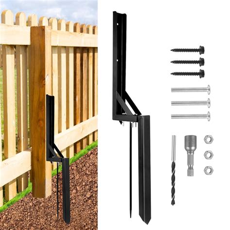 Heavy Duty Steel Fence Post Repair Kit Fence Post Anchor Ground Spike