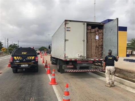 PRF Flagra Transporte De Carga Avaliada Em Mais De R 110 Mil Sem Nota