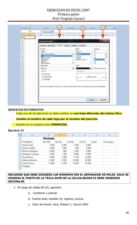 ejercicios practicos y ejemplos de excel