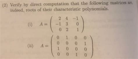 solved by direct computation that the following matrices