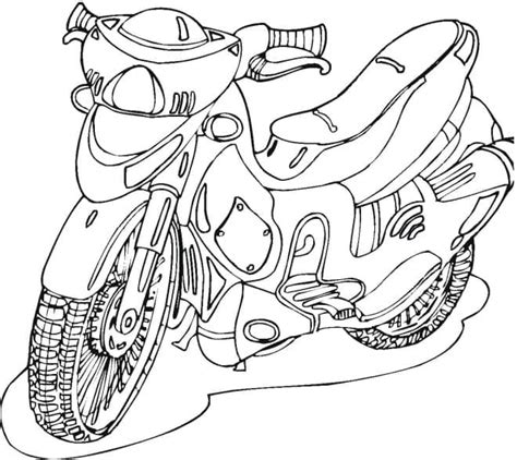 Desenhos de Moto Grátis Para Crianças para Colorir e Imprimir