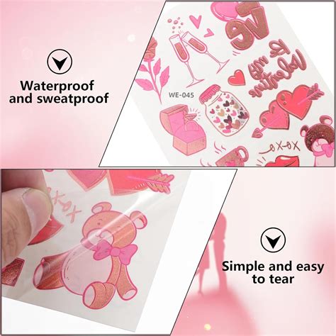 Odyklyqo Tatuajes Temporales Para El D A De San Valent N Tatuajes