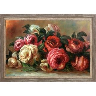 Pierre Auguste Renoir Discarded Roses Hand Painted Oil Reproduction
