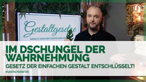 Das Gesetz der einfachen Gestalt erklärt Im Dschungel der Wahrnehmung