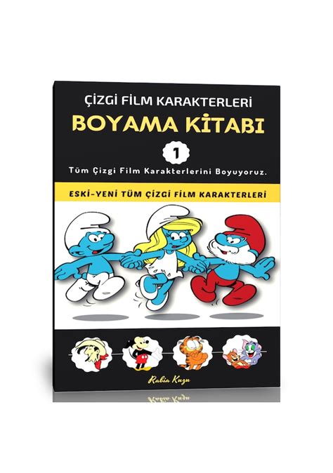 Çizgi Film Karakterleri Boyama Kitabı 1 Fiyatları ve Özellikleri