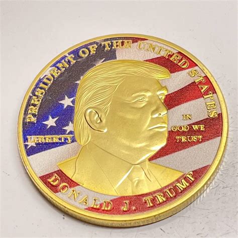 1 806 ケース付き トランプ大統領 記念メダル アメリカ硬貨 記念貨幣 海外コイン 直径39 8mm ドナルドトランプ の落札情報詳細