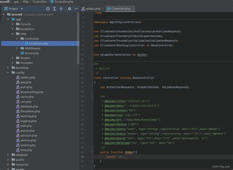 laravel使用apidoc注解自动生成api接口文档 laravel apidoc csdn博客