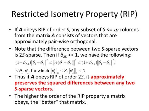 compressive sensing it530 lecture notes ppt video online download