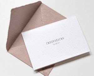Tarjeta para anunciar un embarazo Papeleríaboda