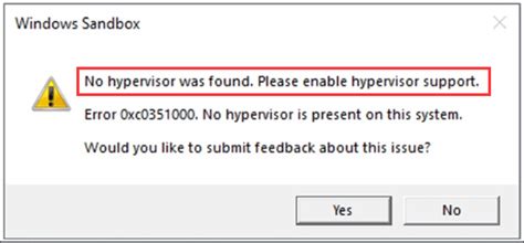 Windows Sandbox No Hypervisor Was Found Heres How To Fix Minitool Partition Wizard