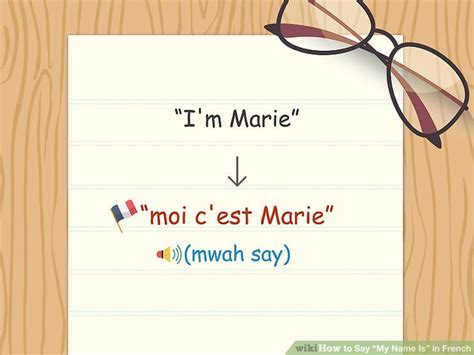 3 Ways To Say My Name Is In French WikiHow