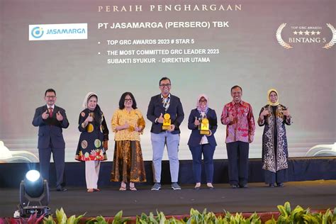 Jasa Marga Raih Dua Penghargaan TOP GRC Awards 2023 Kabar BUMN