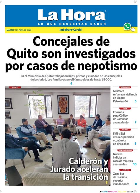 Imbabura Carchi 11 De Abril 2023 Diario La Hora