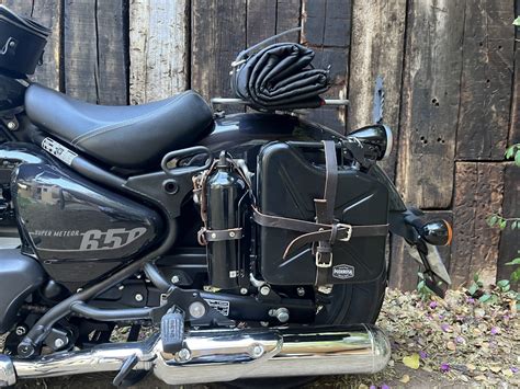 Full Set Rear Luggage Carrier And Racks For Saddlebags Royal Enfield