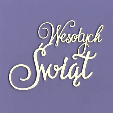 1081 Tekturka Wesołych Świąt II G3 CraftyMoly