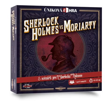 Sherlock Holmes vs Moriarty Úniková hra Deskové hry Planeta Her