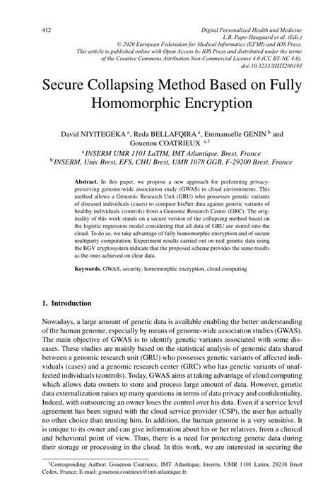 pdf secure collapsing method based on fully homomorphic encryption