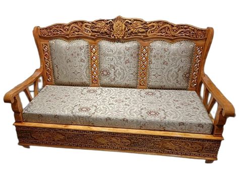 Mango Wood Three Seater Wooden Carved Sofa At Rs 20000 Piece In