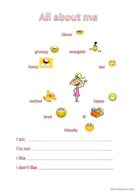 All About Me Fran Ais Fle Fiches Pedagogiques Pdf Doc 36994 The Best