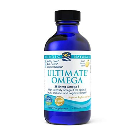 Nordic Naturals Ultimate Omega Liquid Lemon Flavor 2840 Mg Omega 3 4