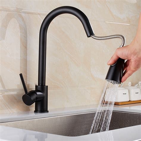Torneira de Cozinha Flexível Escovado Inox Mesa Bancada Pia 2 Jatos