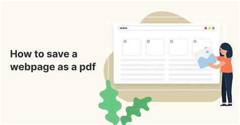 Methods How To Save A Webpage As A Pdf
