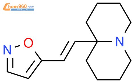 651314 00 0 2H Quinolizine Octahydro 9a 1E 2 5 Isoxazolyl Ethenyl