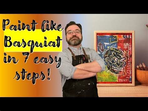 Paint Like Basquiat In 7 Easy Steps YouTube Art Lessons Middle