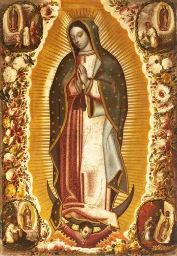 Lienzo Tela Arte Sacro Virgen De Guadalupe Manuel Arellano En Venta En