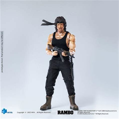 John Rambo First Blood II Exquisite Super Series Actionfigur 1 12 16 Cm