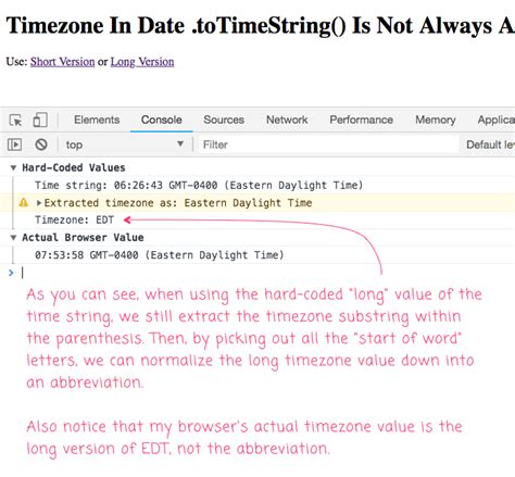 js date time zone get latest map update